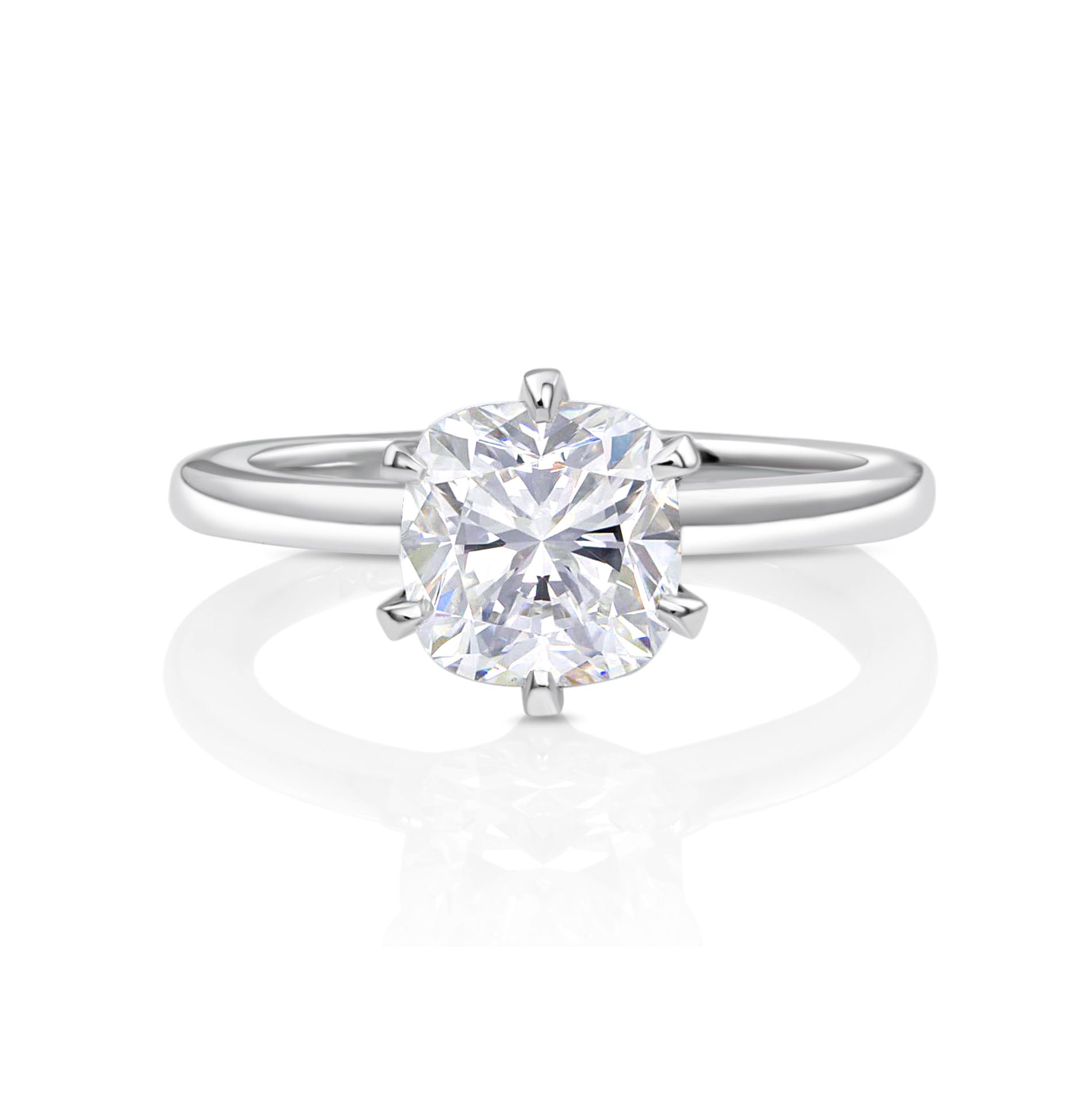 The Arya Six Prong Solitaire Engagement Ring – Scout Fine Jewelry