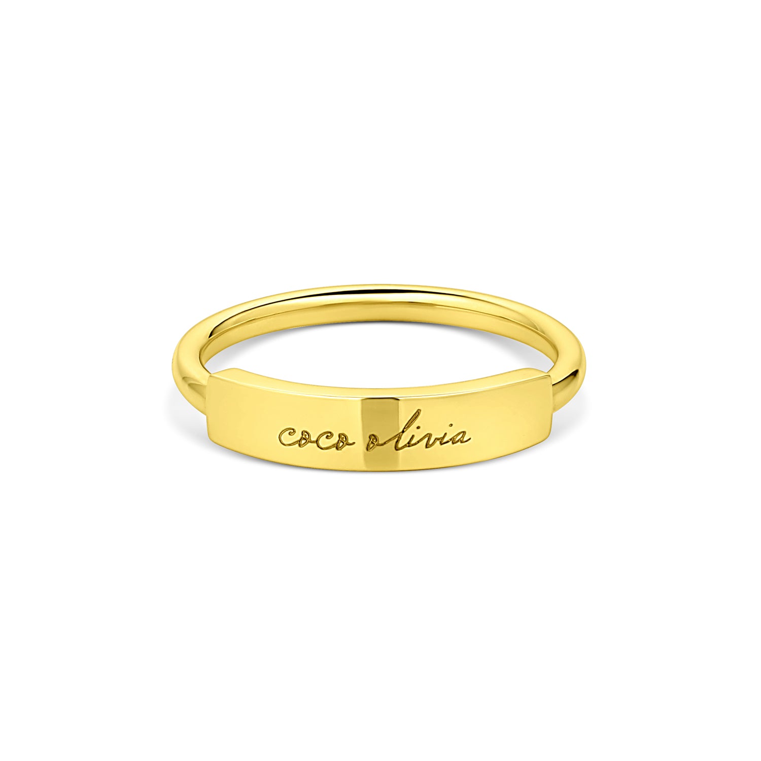 The Nameplate Signet Ring – Scout Fine Jewelry